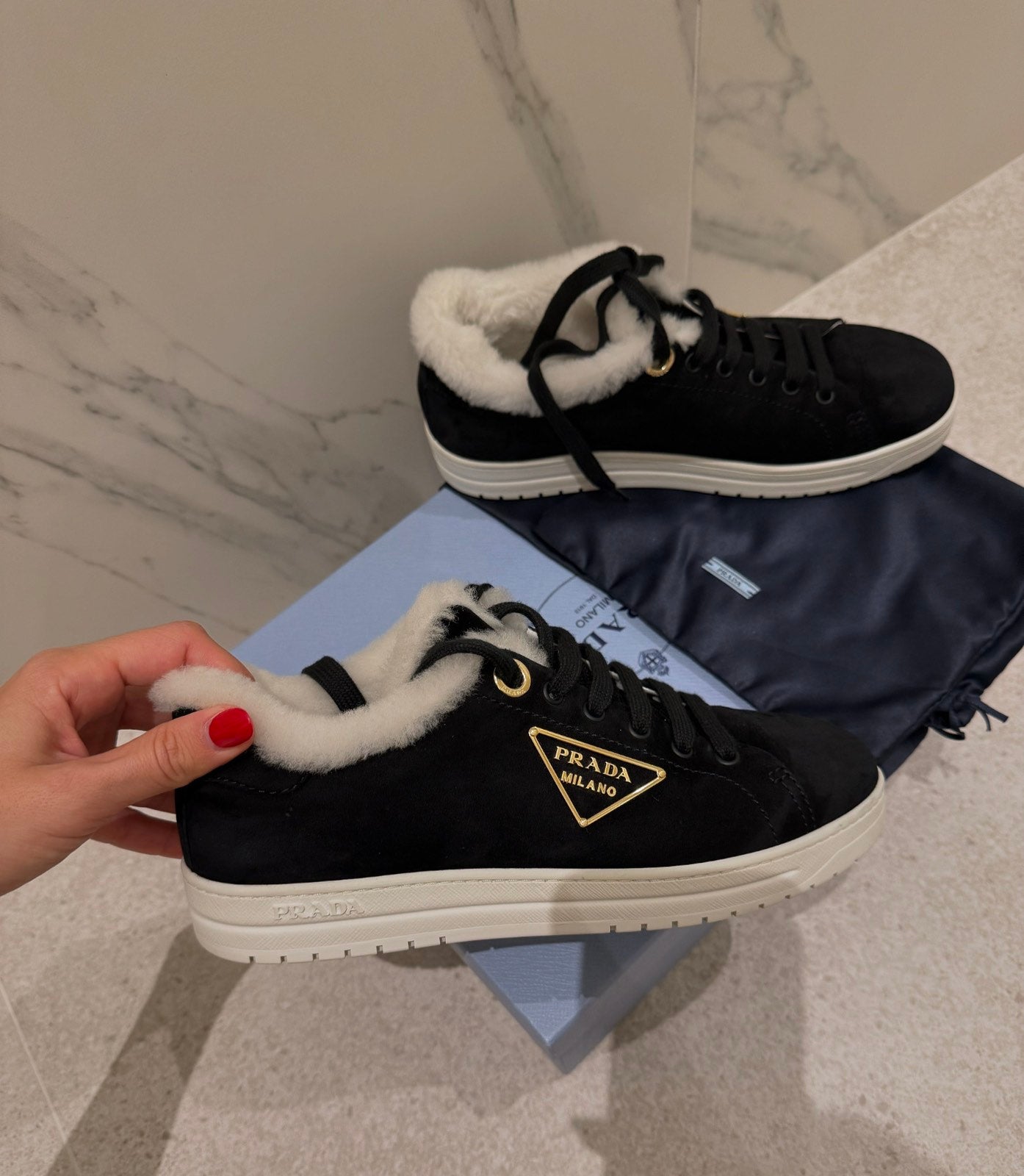 PRADA - Patike | Crne – Luksuzni Brendovi